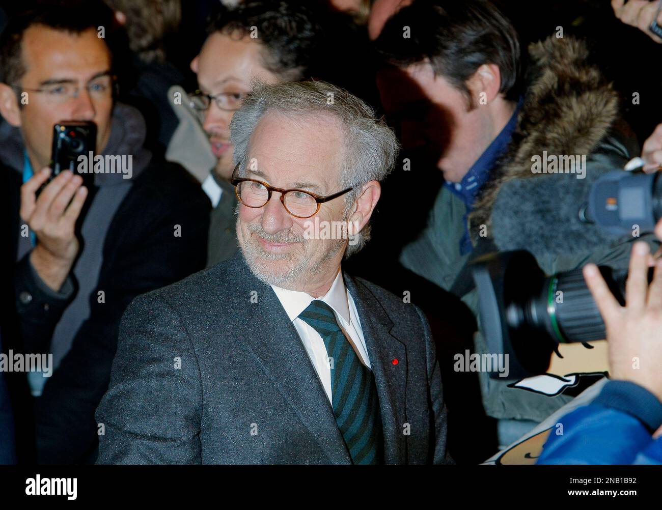 Director Steven Spielberg arrives at the world premiere of the Belgian ...