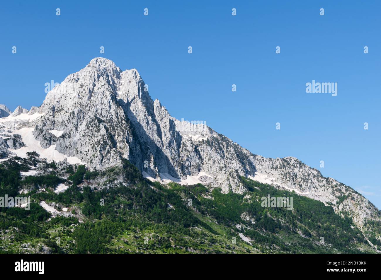 View of Dajti mountains in Albania in summer Stock Photo - Alamy