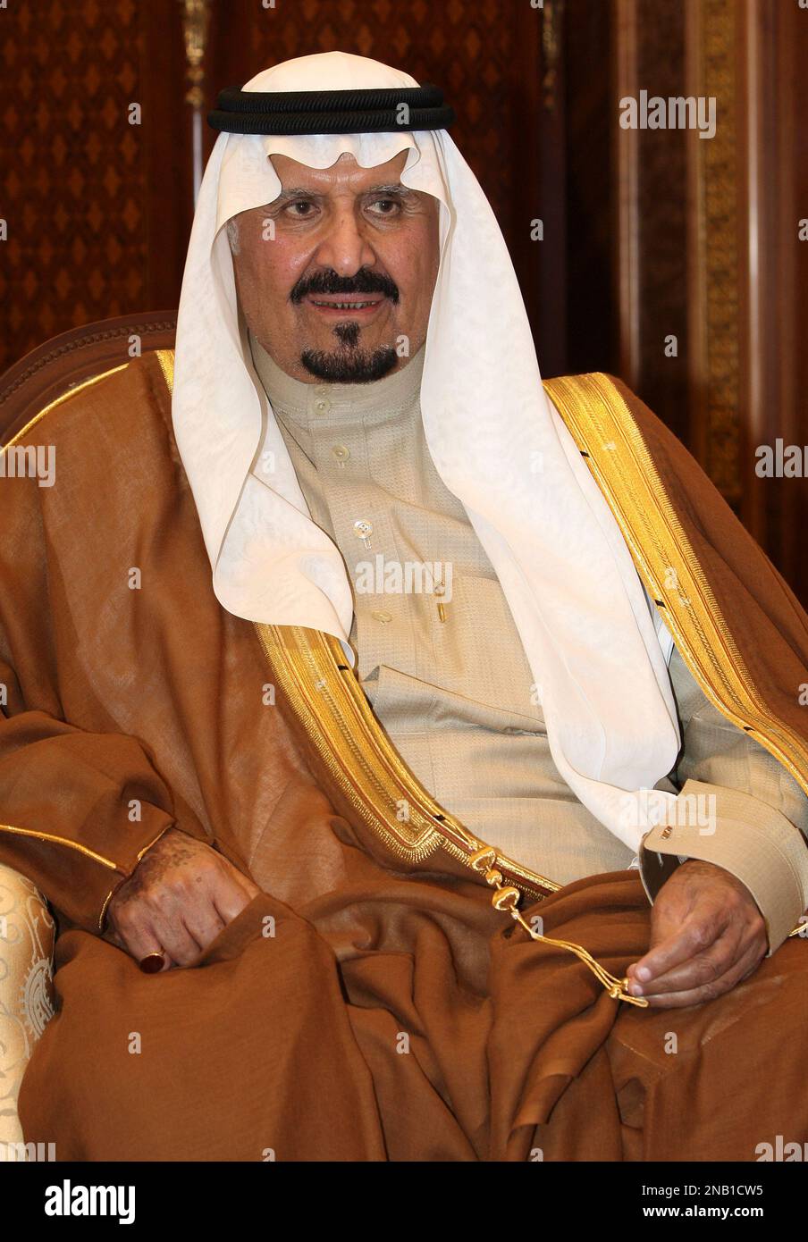 In this Saturday, Jan. 16, 2010 photo, Crown Prince Sultan bin Abdul ...