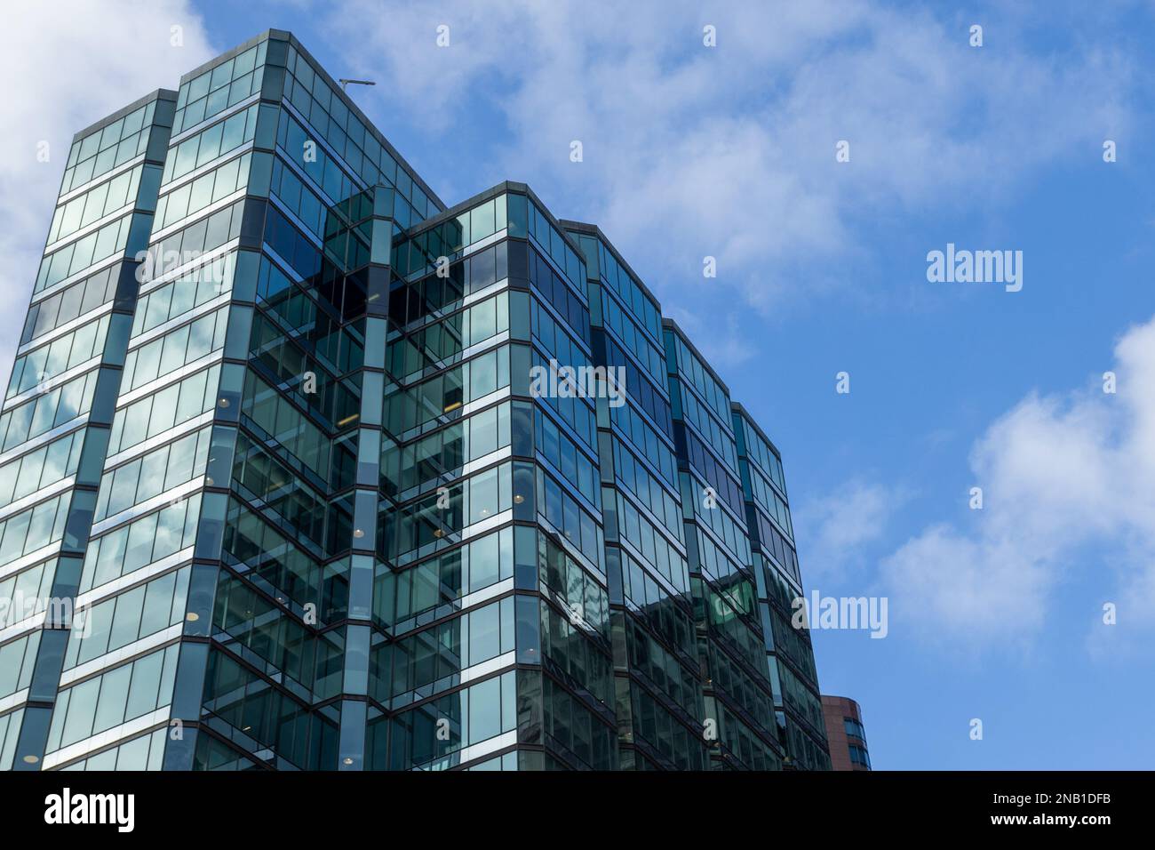 Modern skyscrapers and office buildings in downtown Toronto, Canada ...