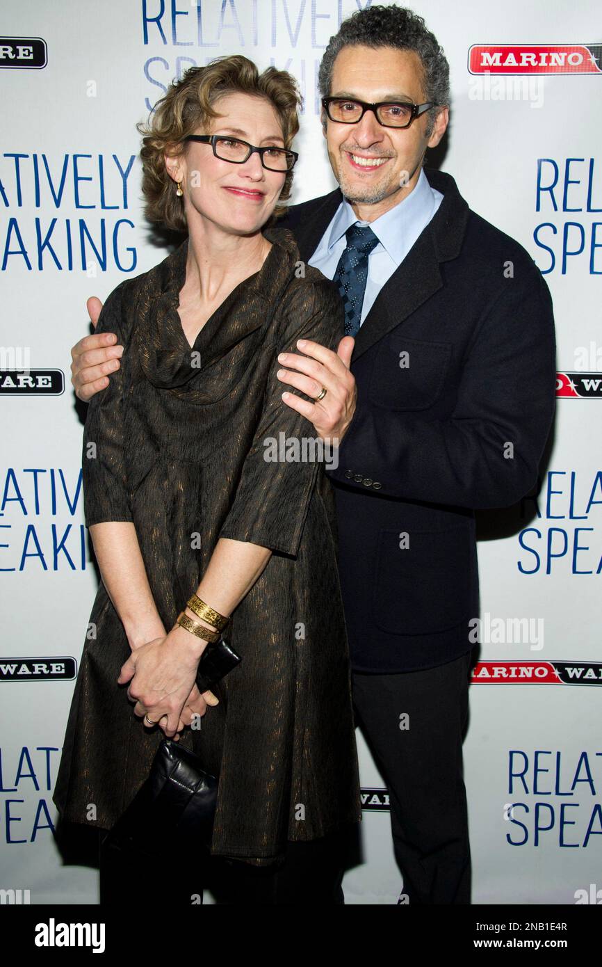 Katherine Borowitz and John Turturro attend the opening night after party for Broadway's ...