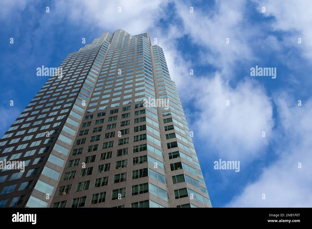 Modern skyscrapers and office buildings in downtown Toronto, Canada ...