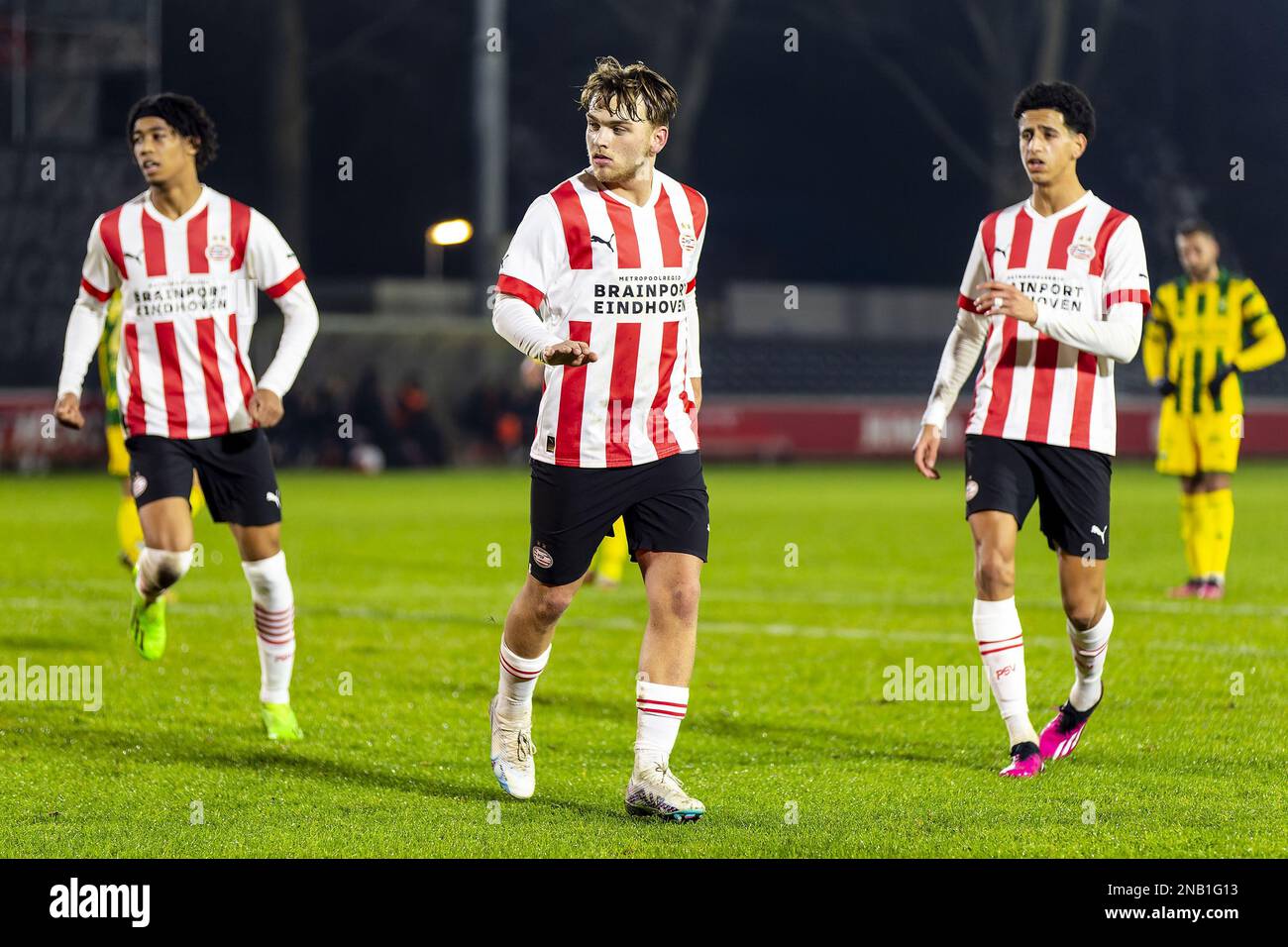 EINDHOVEN, 13-02-2023. Sportcomplex de Herdgang, Stadium of Jong PSV ...
