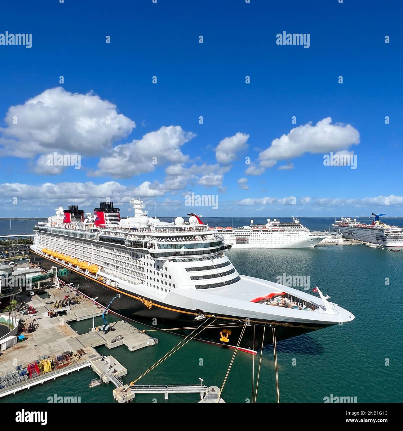 Orlando, FL USA - January 8, 2022: The Disney Cruise Ship Fantasy at ...