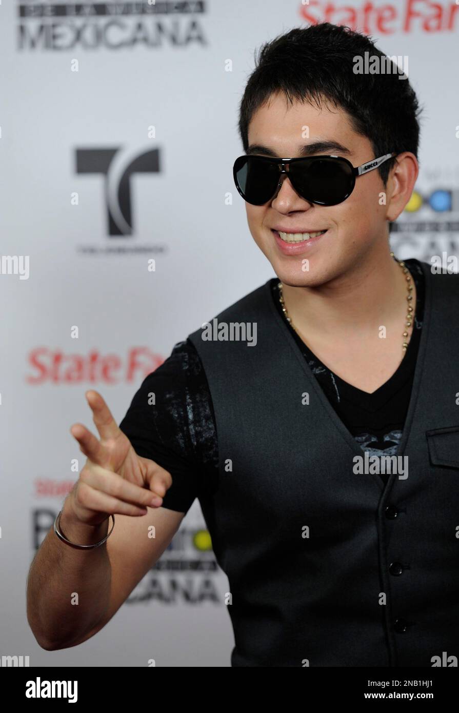 El Bebeto poses backstage at the first annual Mexican Billboard Awards ...