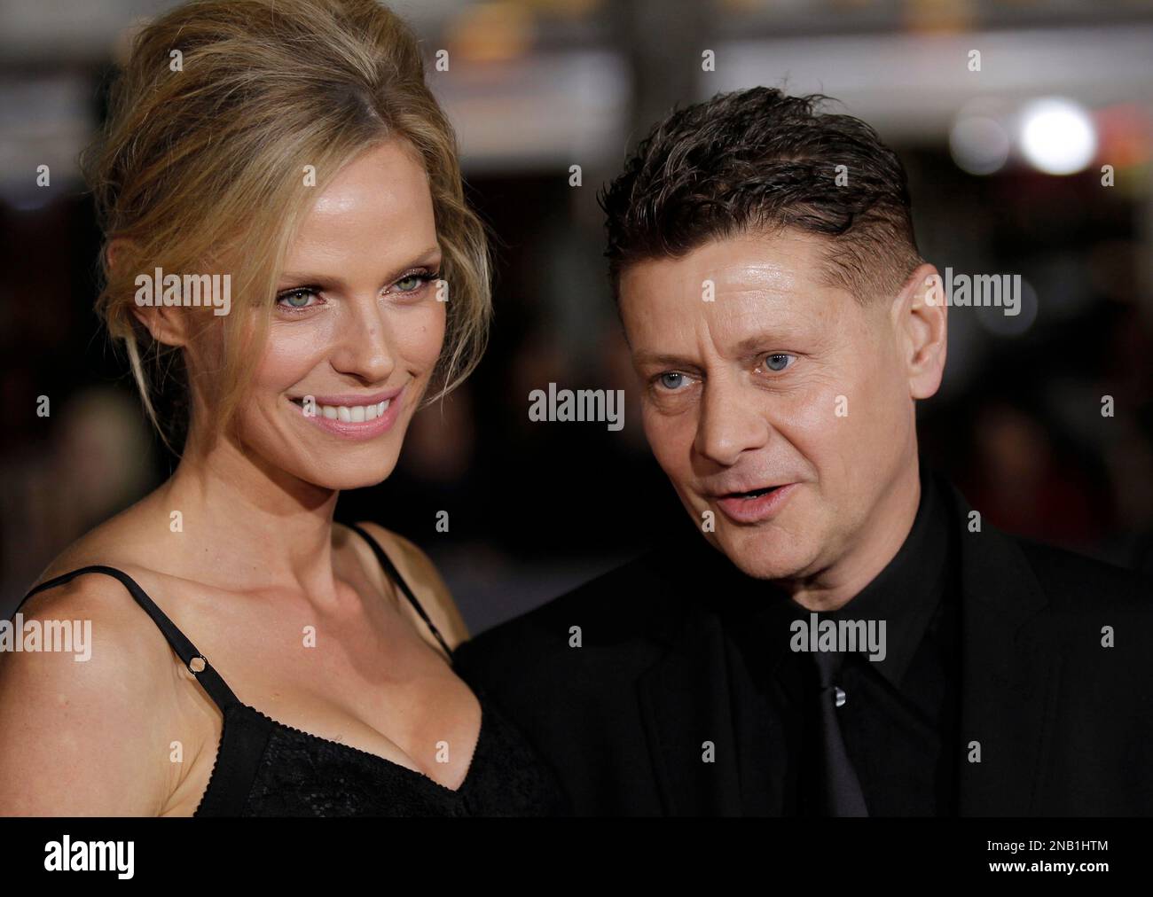 Director and writer Andrew Niccol, right, and cast member Rachel ...