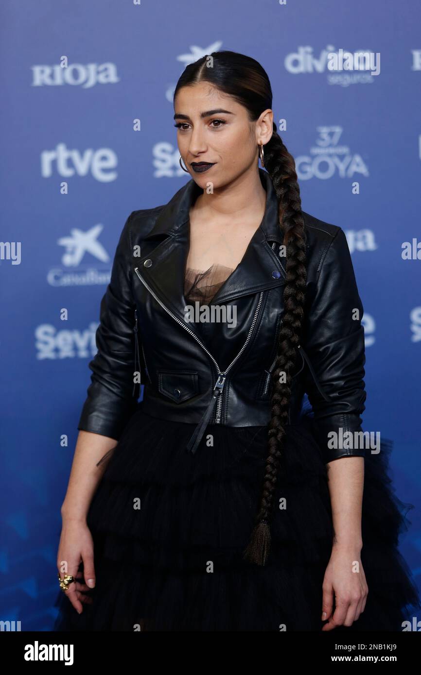 Seville, Spain. 11th Feb, 2023. Carolina Yuste attends the red carpet ...