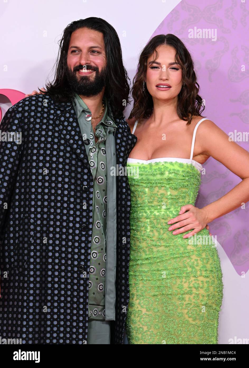 Shazad latif and lily james hi-res stock photography and images - Alamy