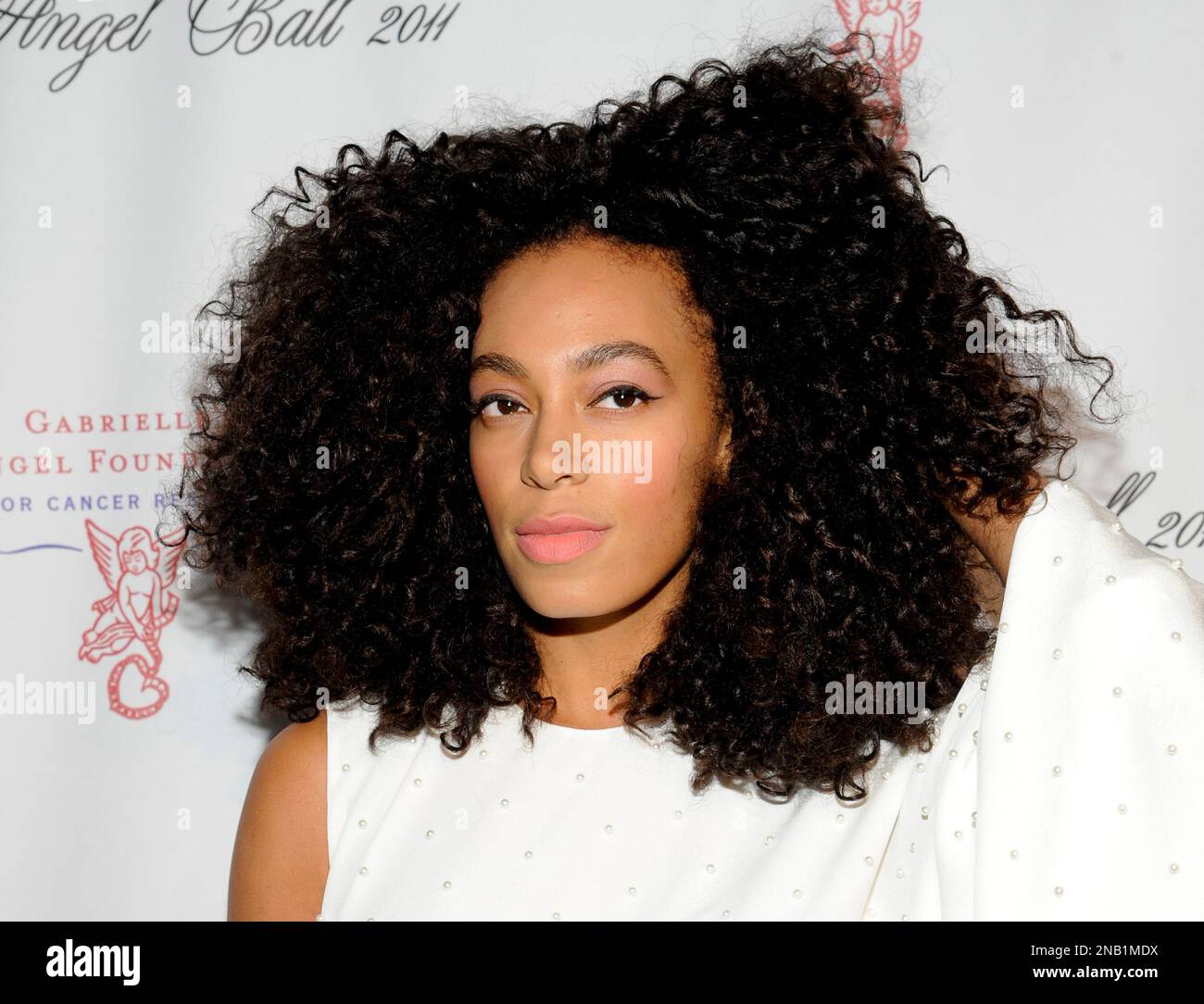 Singer Solange Knowles attends the Gabrielle's Angel Foundation for ...