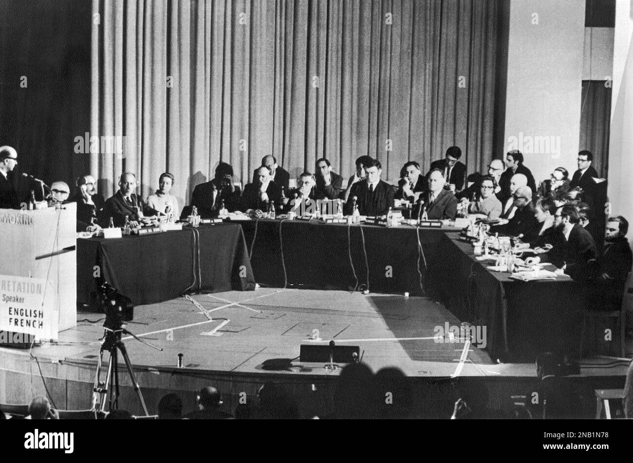 The “International war crimes tribunal” meetING on May 2, 1967, for ...