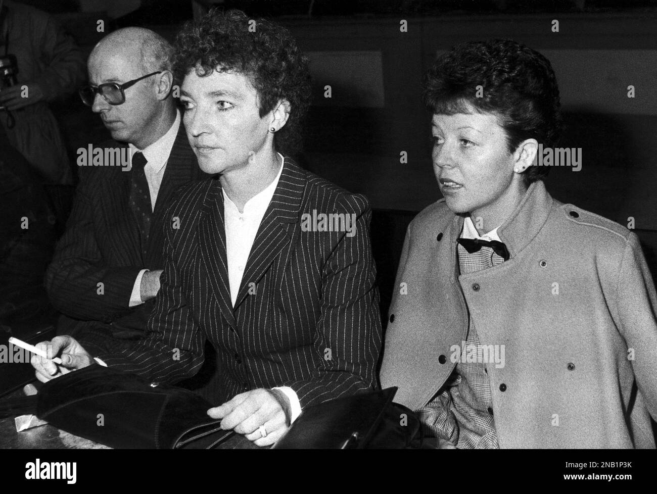 Mother of Carol Compton, a 21 - year - old Scottish nanny, Pamela Compton, center, follows on ...