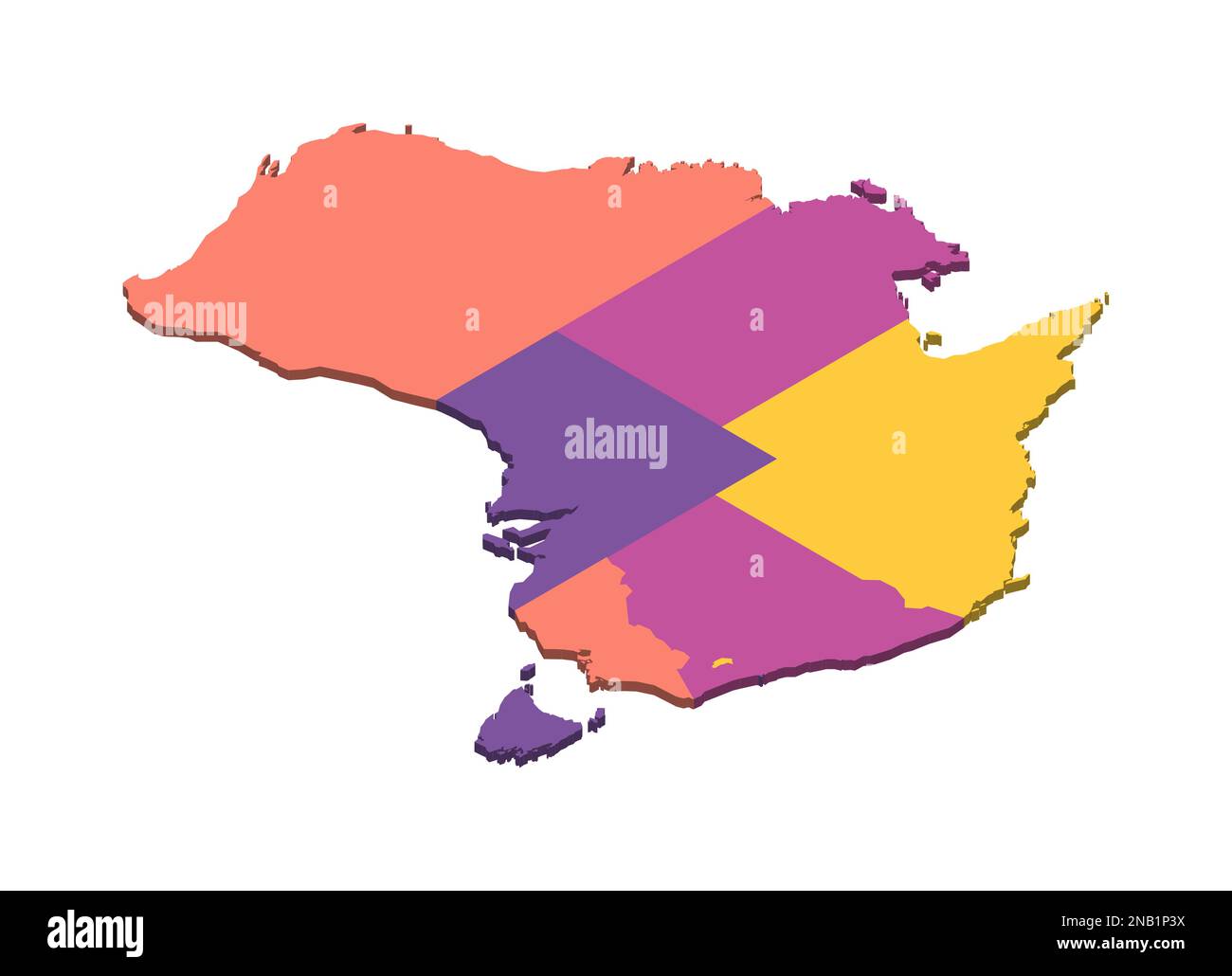 Australia political map of administrative divisions - states and ...
