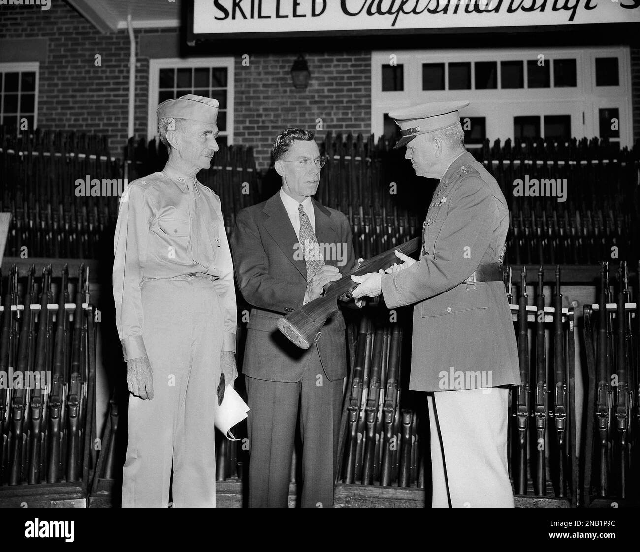 Brig. Gen. Gilbert H. Stewart, commandant of the Springfield, Mass ...