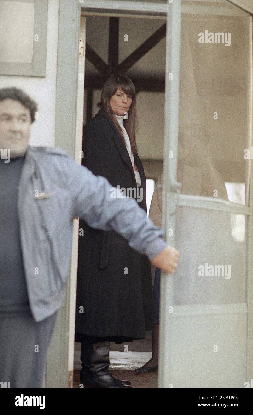 Johanna Lawrenson, right, stands in a doorway near the New Hope ...