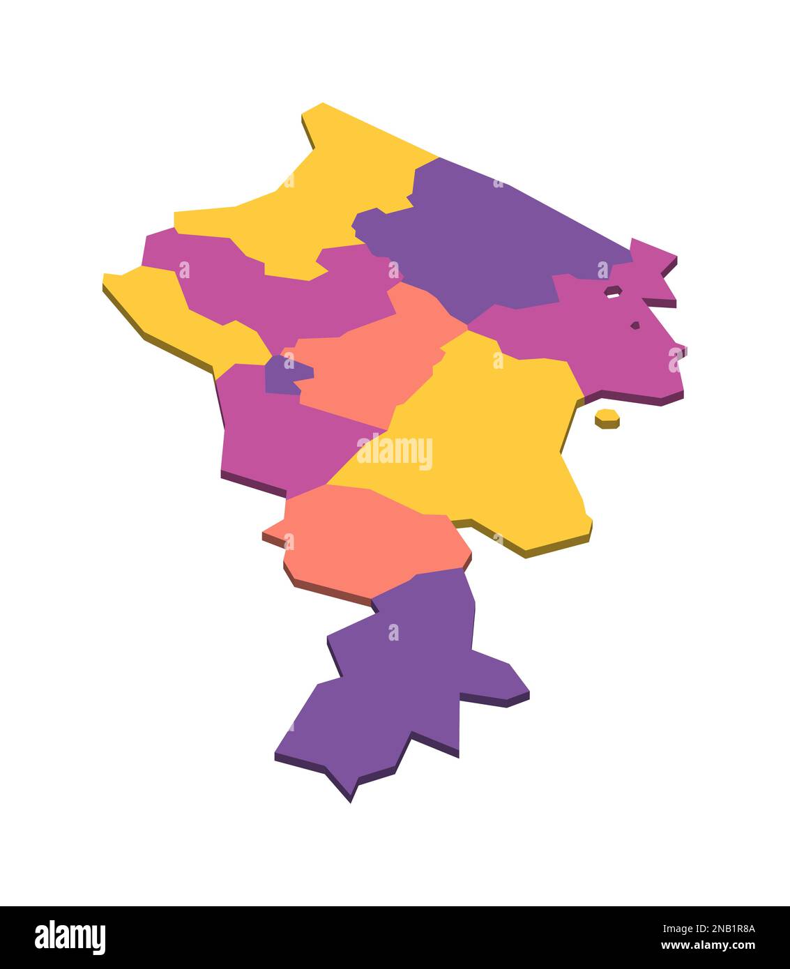 Armenia political map of administrative divisions - provinces and ...