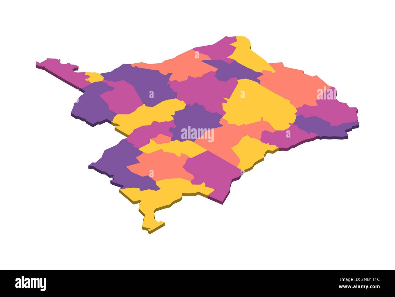 Democratic Republic of the Congo political map of administrative ...