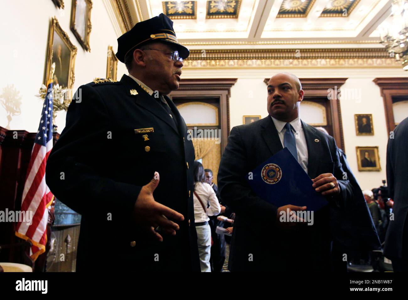 Police Commissioner Charles Ramsey, left, and District Attorney Seth ...