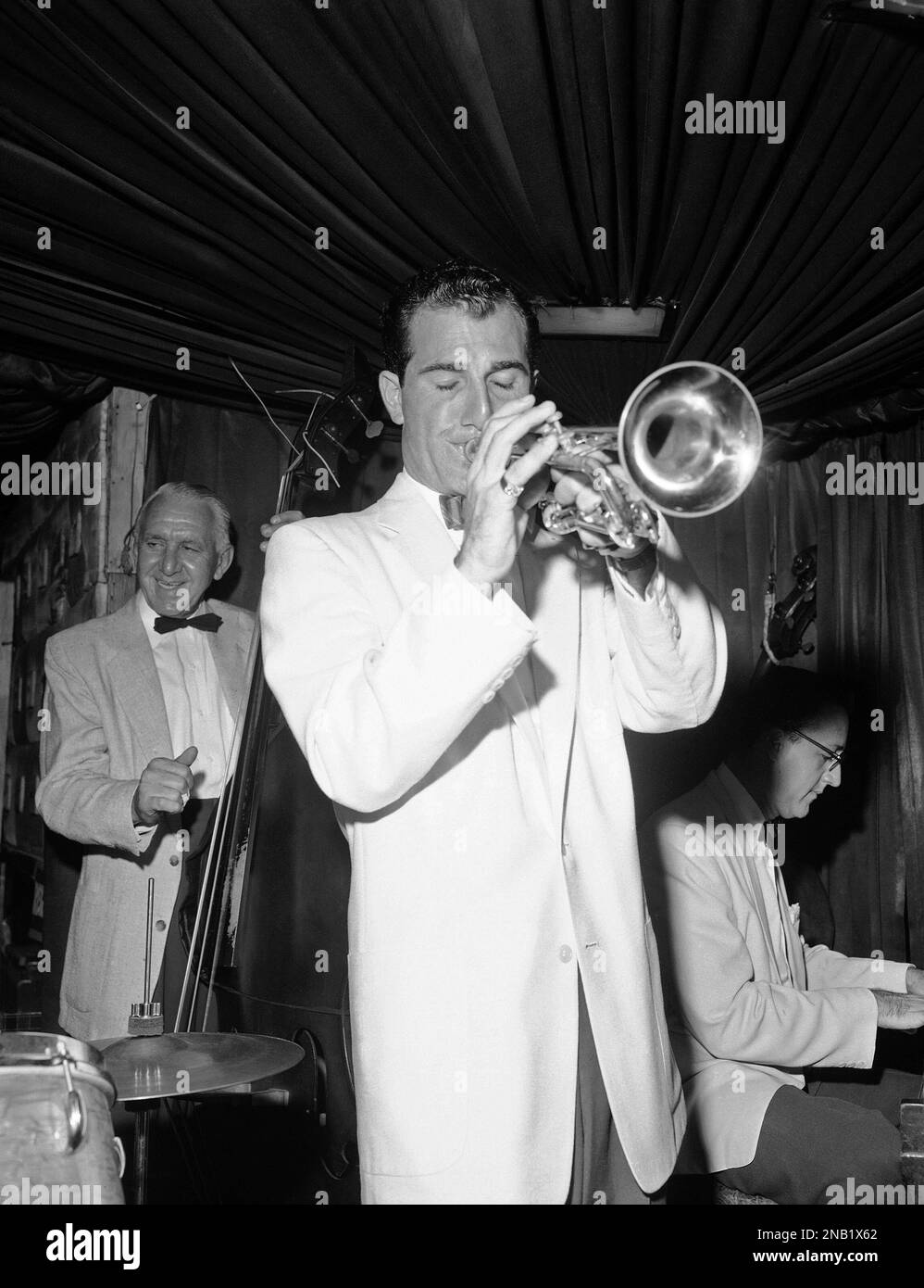 George Girard and his trumpet at the Famous Door in New Orleans ...