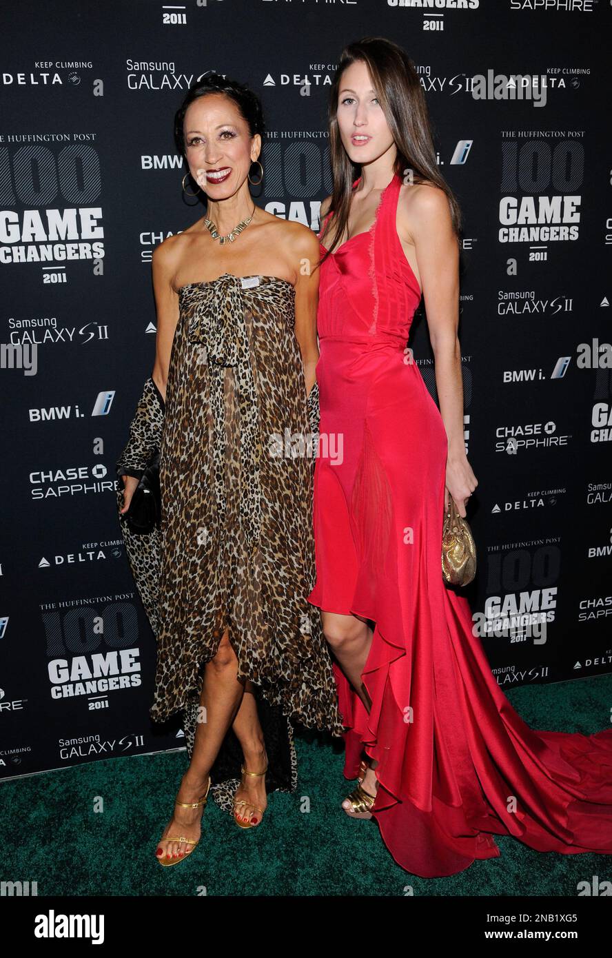 Model Pat Cleveland, left, and daughter Anna Van Ravenstein attend the ...