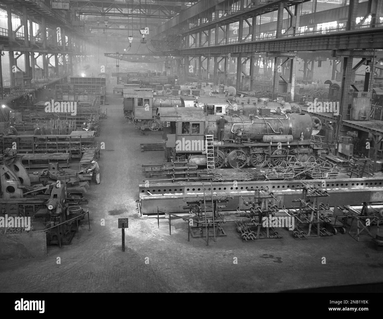 The former Panzer workshop in Krupp Works, Essen, Germany on Feb. 12 ...
