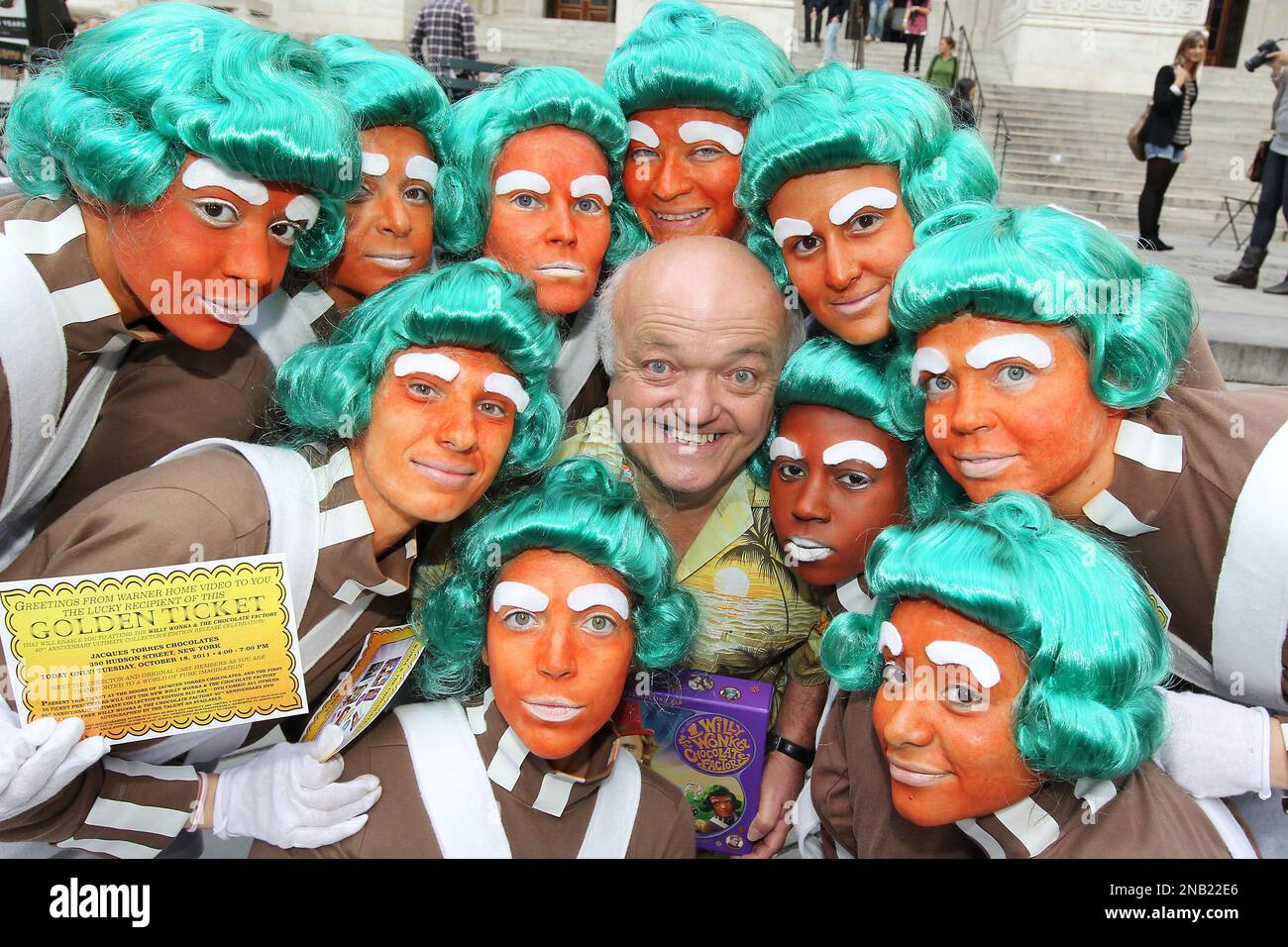 British actor Rusty Goffe, who played the cart-wheeling Oompa-Loompa in ...