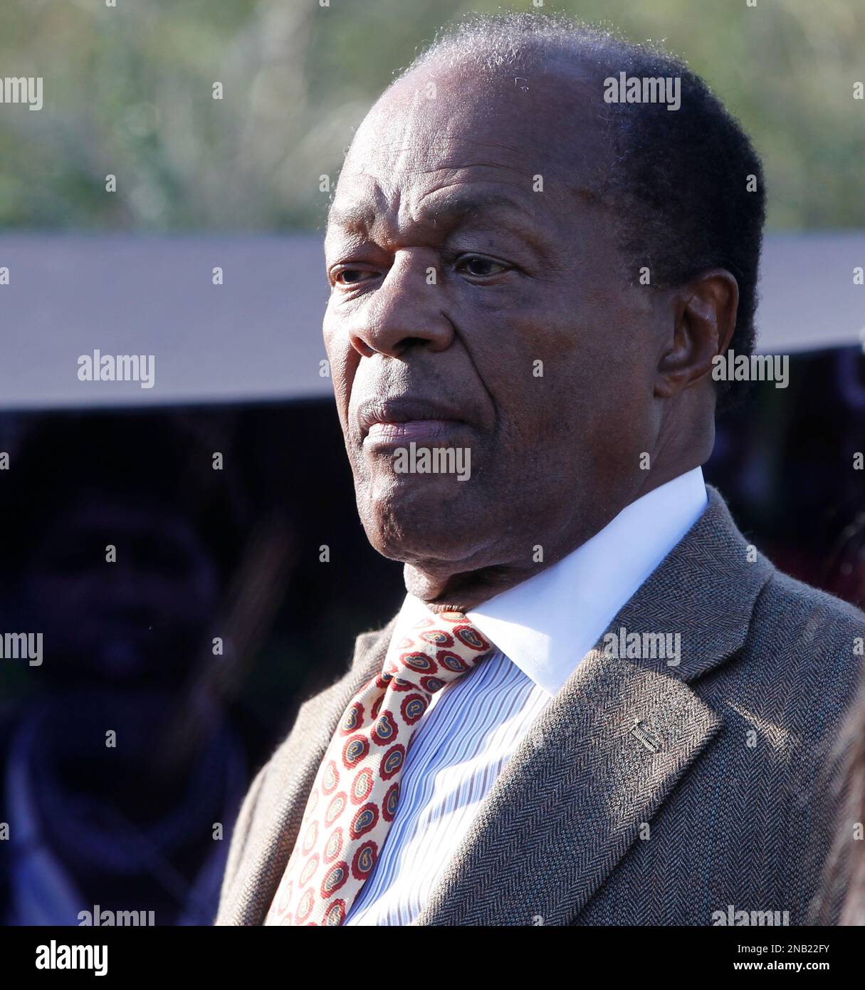 Former Washington D.C. Mayor Marion Barry is pictured before President ...