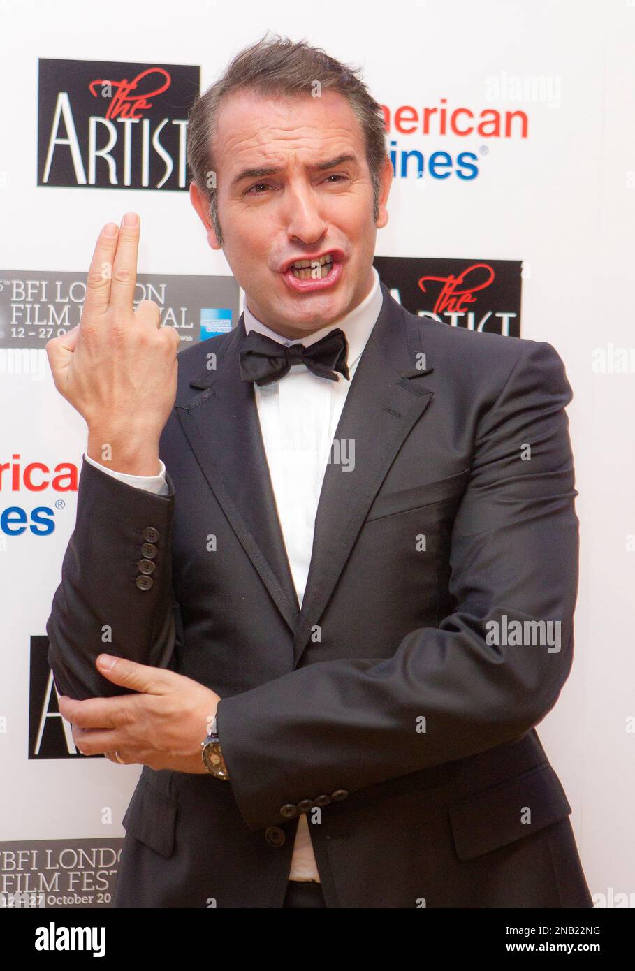 French actor Jean Dujardin arrives for the official BFI London Film ...