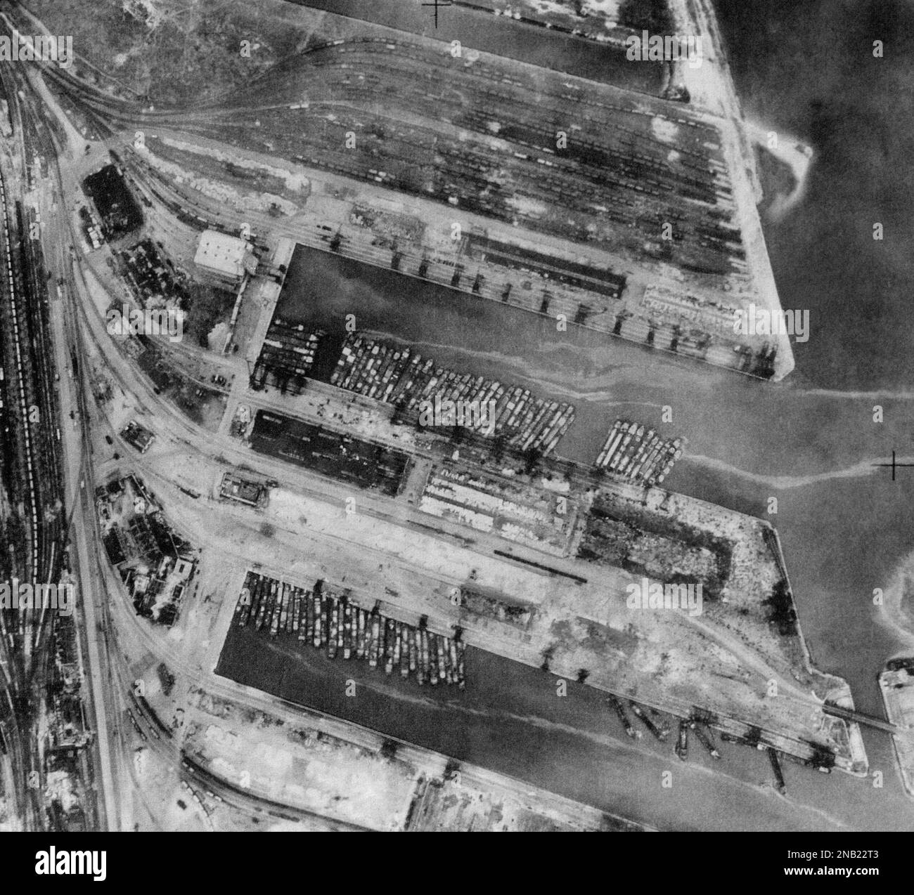The docks of this so-called invasion port in Dunkirk in September 1940 ...