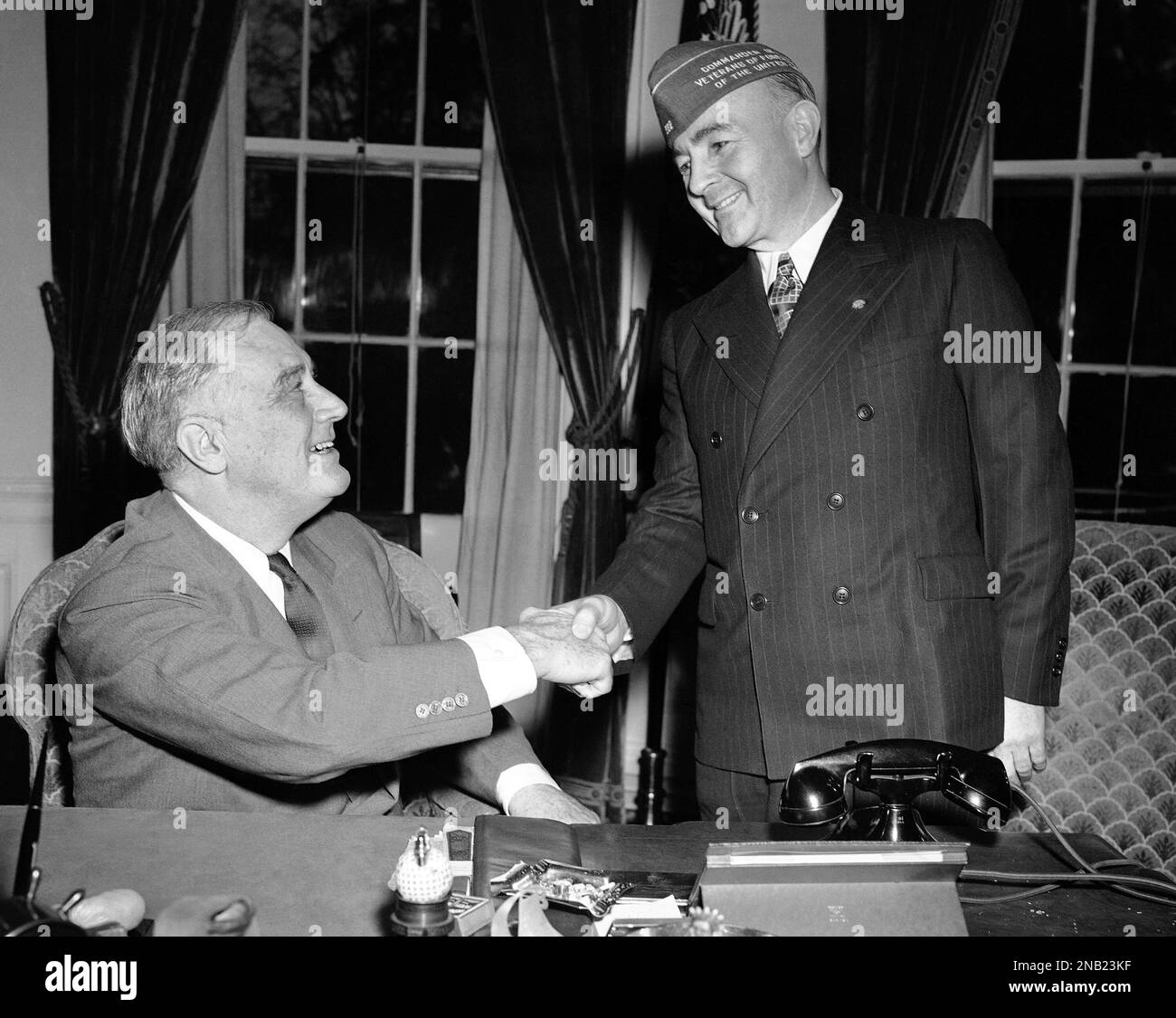 Carl J. Schoeninger of Detroit, Mich., newly-elected commander-in-chief ...