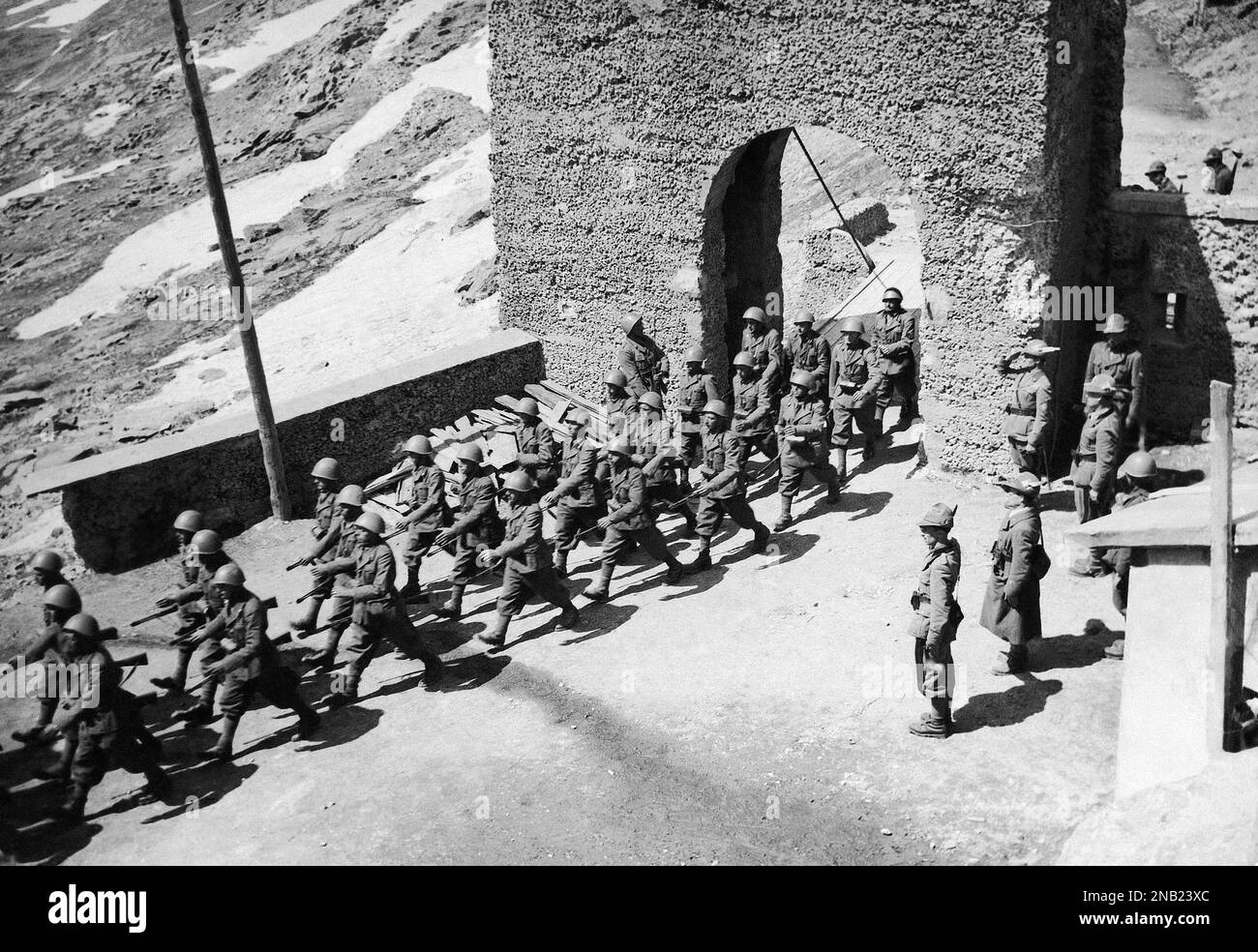 The French Fort of Traversette in France on July 12, 1940, now in ...