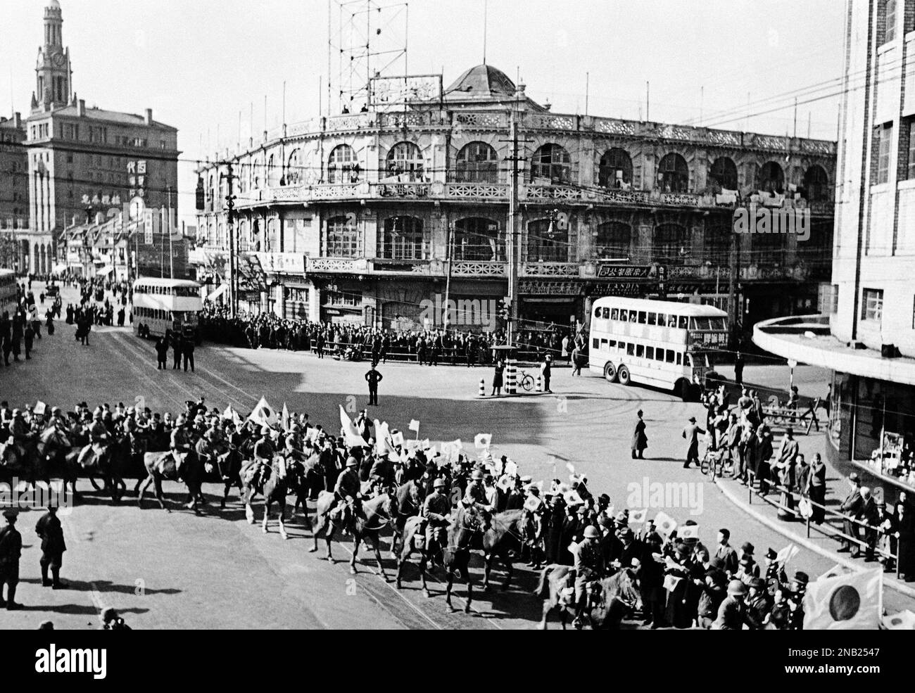 When 5,000 Japanese soldiers took part in a victory parade through the ...