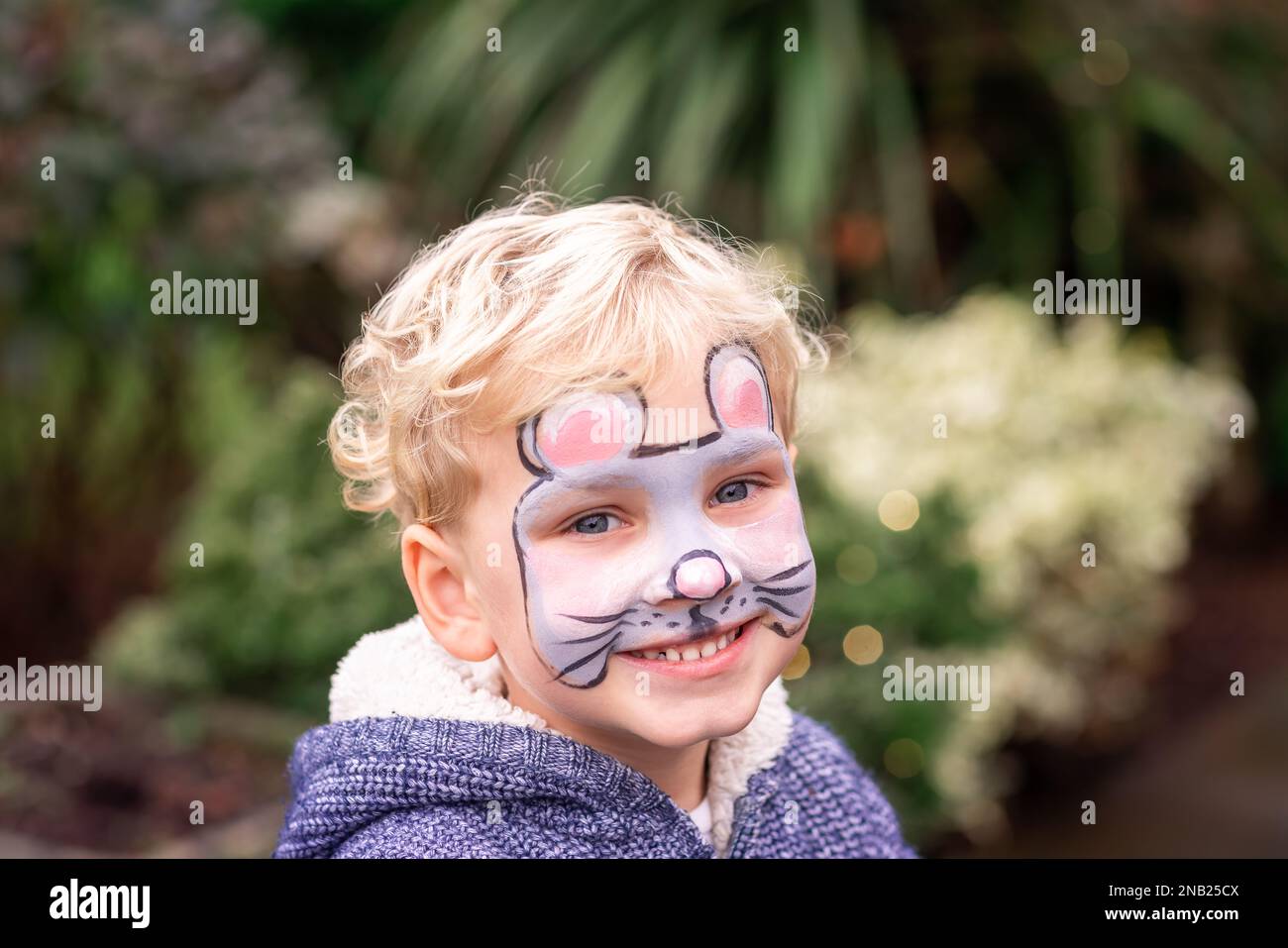 Cute Little Boy With Face Paint Face Painting Kid Painting Face At cute-little-boy-with-face-paint-face-painting-kid-painting-face-at