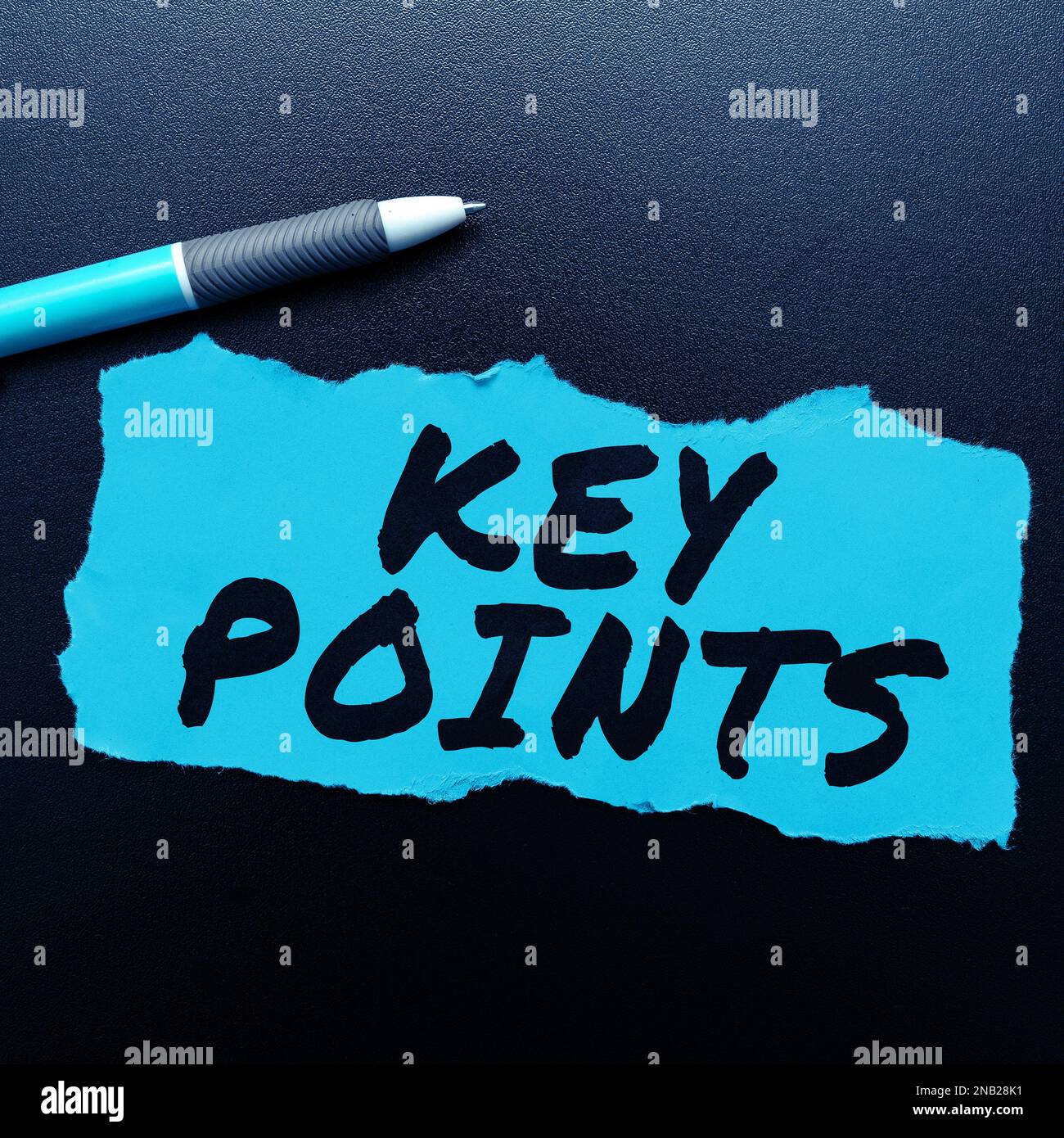 Sign displaying Key Points. Word for most important piece of ...