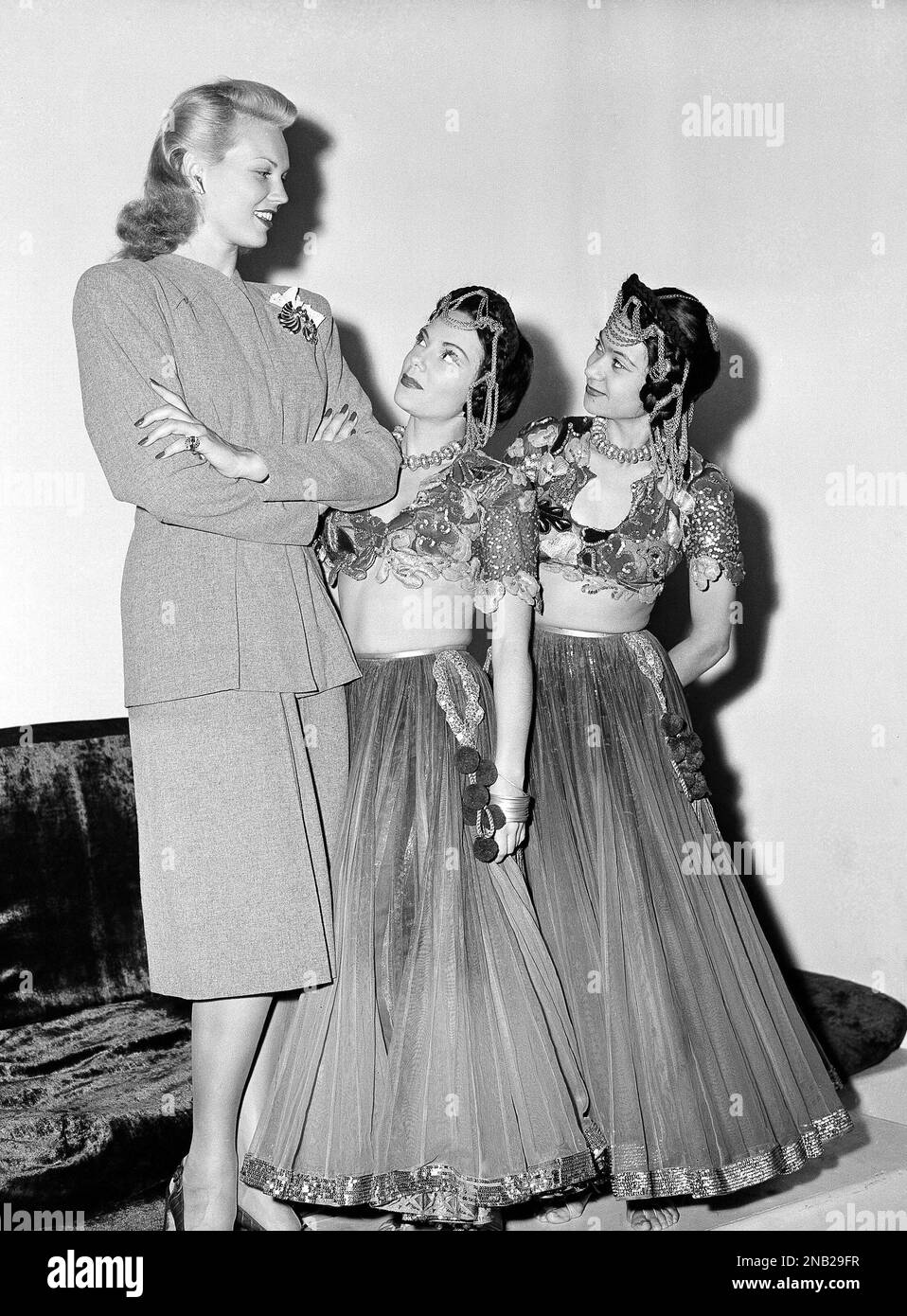 For the movie “Kismet” Bunny Waters, left, who is a charming 6 feet ...