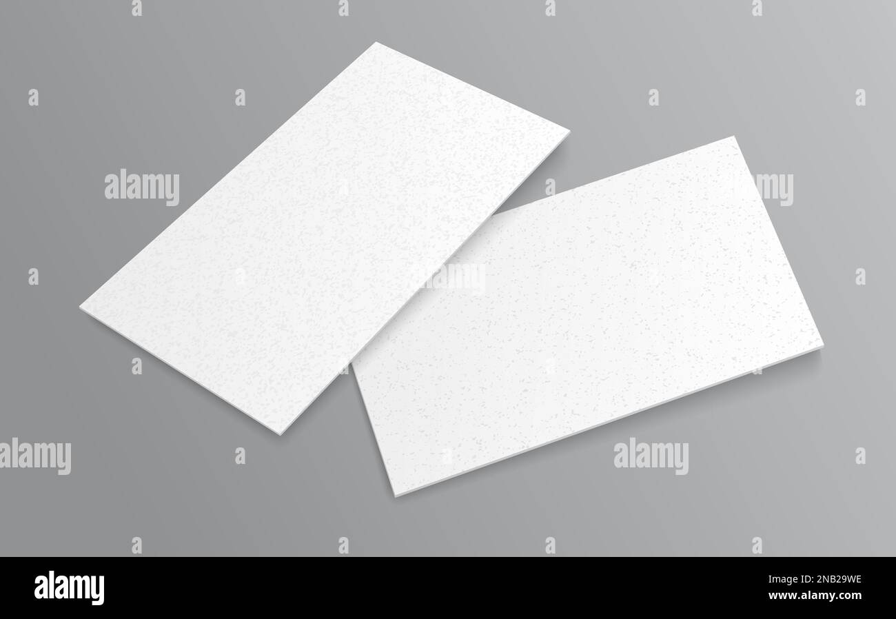 Paper business card Stock Vector Images - Alamy