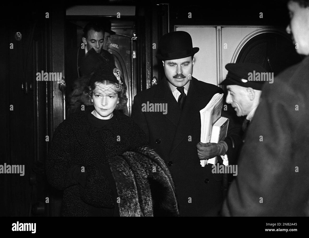 Ernest Simpson, formerly husband of the Duchess of Windsor, arrived ...