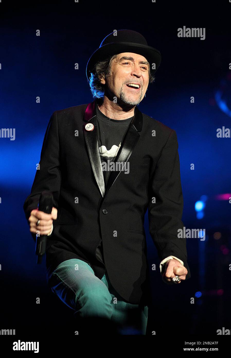 Singer Joaquin Sabina is seen performing during the Joaquin Sabina ...