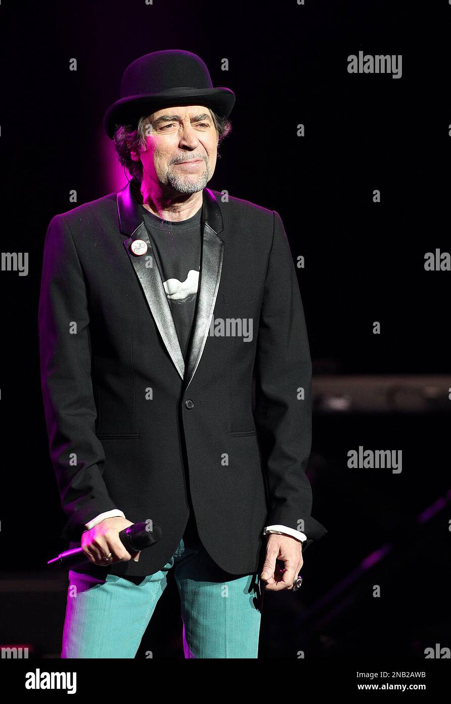 Singer Joaquin Sabina is seen performing during the Joaquin Sabina ...