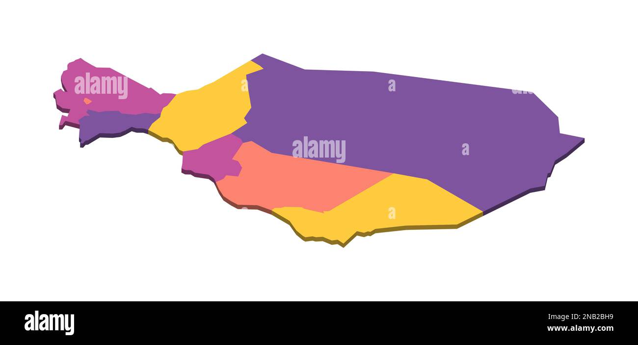 Niger political map of administrative divisions - regions and capital ...
