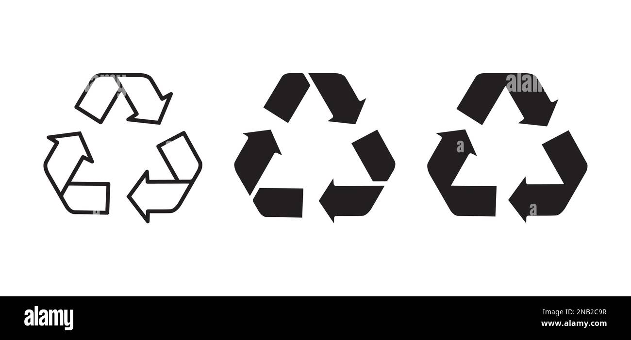 Conservation recycle symbol environment trash Stock Vector Images - Alamy