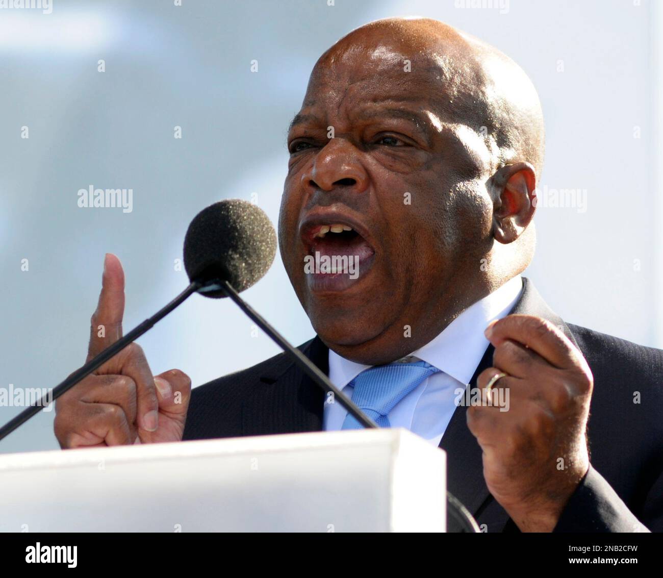 Rep. John Lewis, D-Ga., speaks during the dedication of the Martin ...
