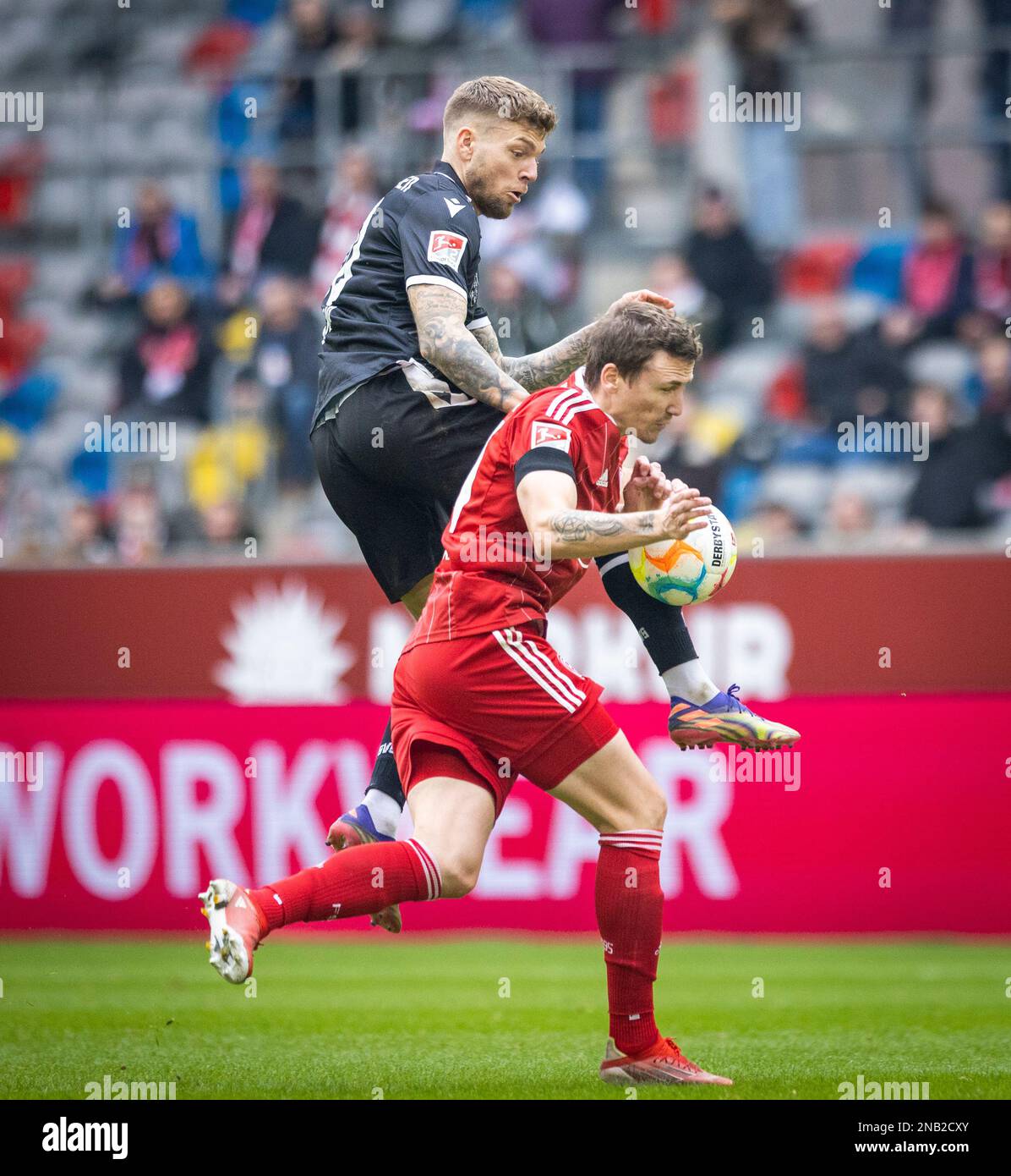 Duesseldorf, Germany. 12th Feb, 2023. Alexander Esswein (SVS) Marcel ...