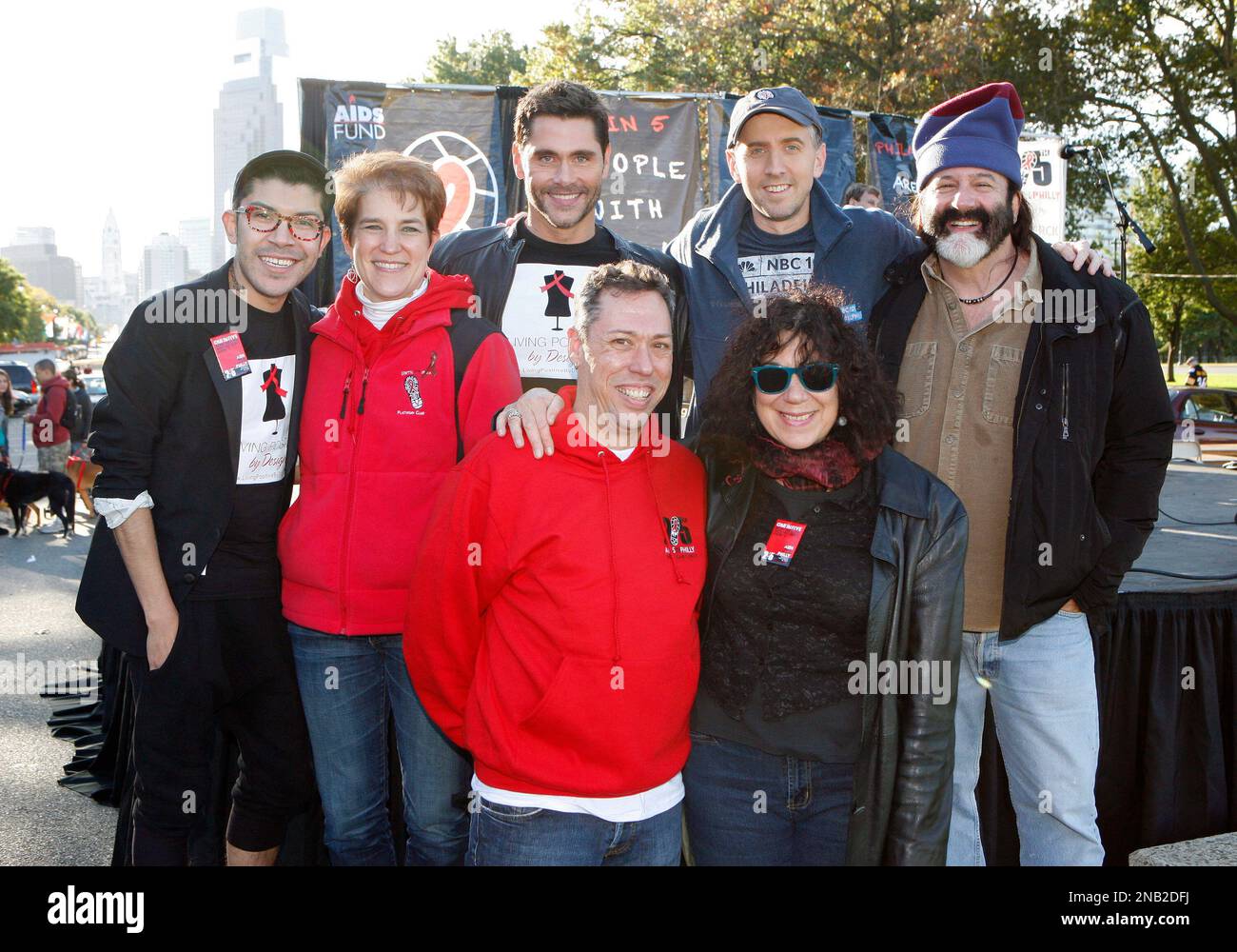 "Project Runway's" Mondo Guerra, back row, left, and Jack Mackenroth ...