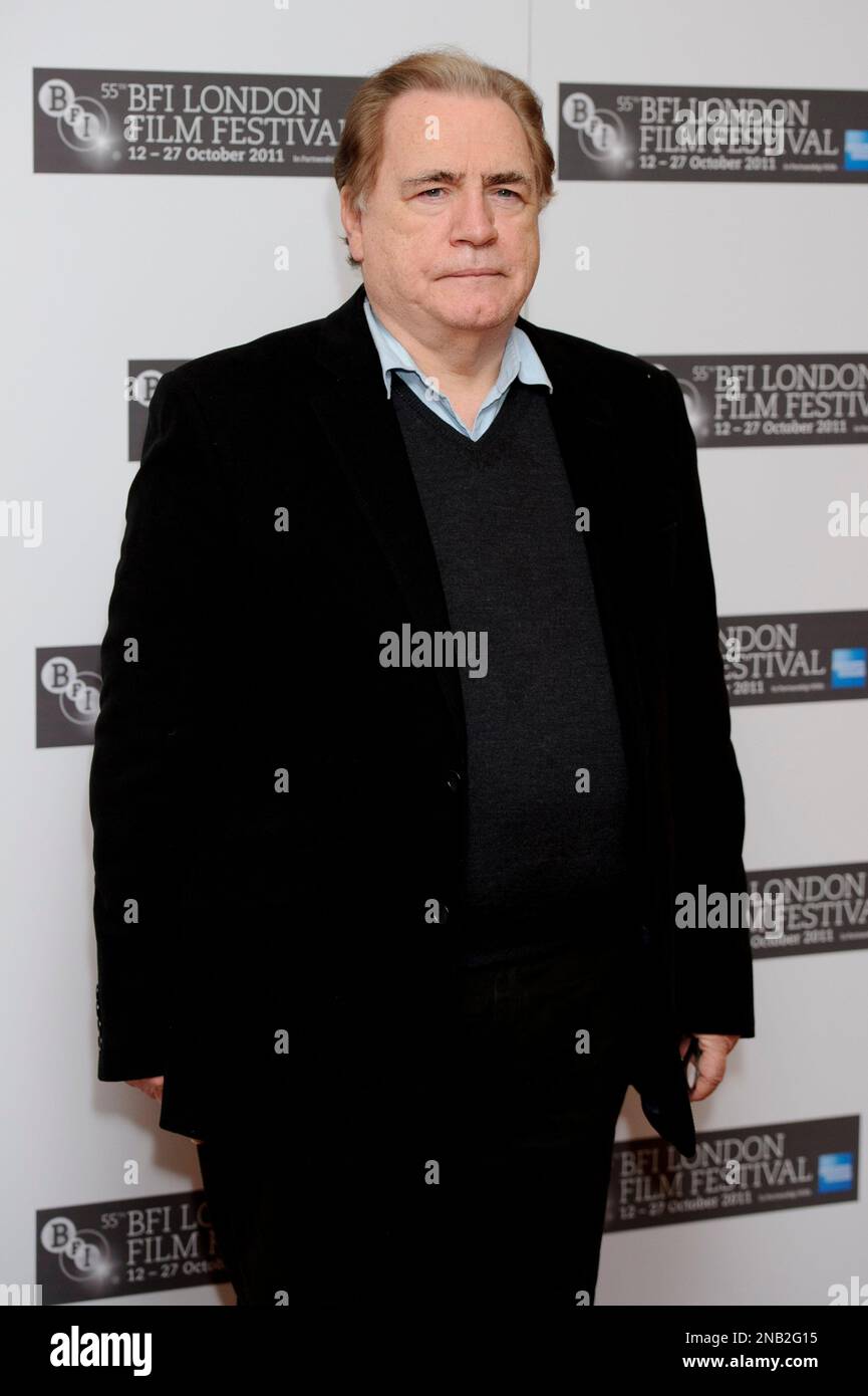 British actor Brian Cox poses during the photocall for Coriolauns at a ...