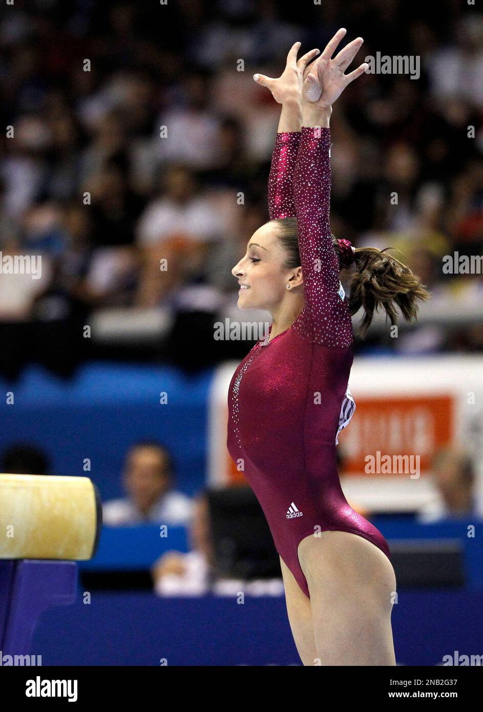 Jordyn Wieber of the U.S. performs on her way to wining the bronze ...