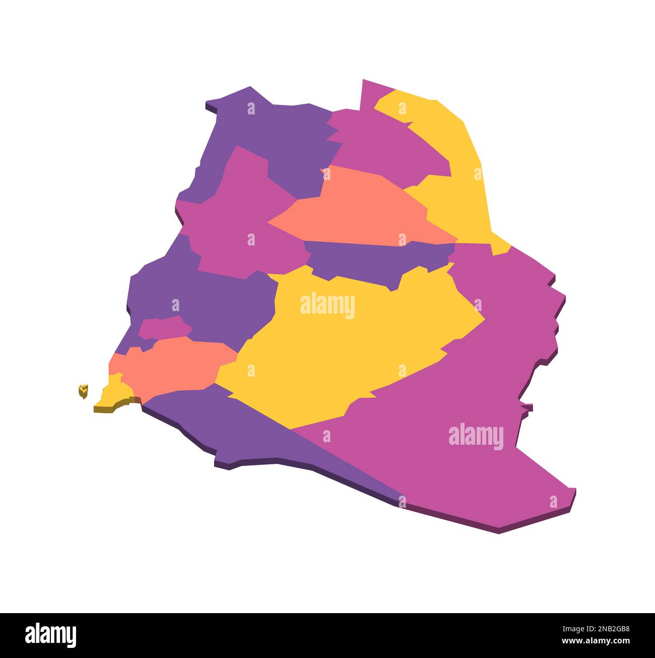 Saudi Arabia political map of administrative divisions - provinces or ...