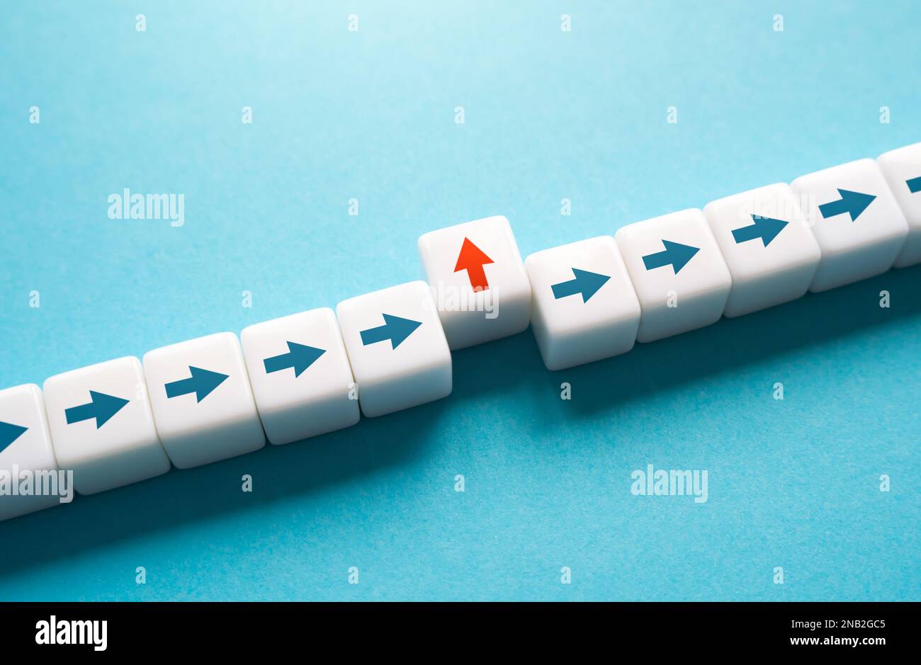 Move in your direction. Rejection of the generally accepted line ...