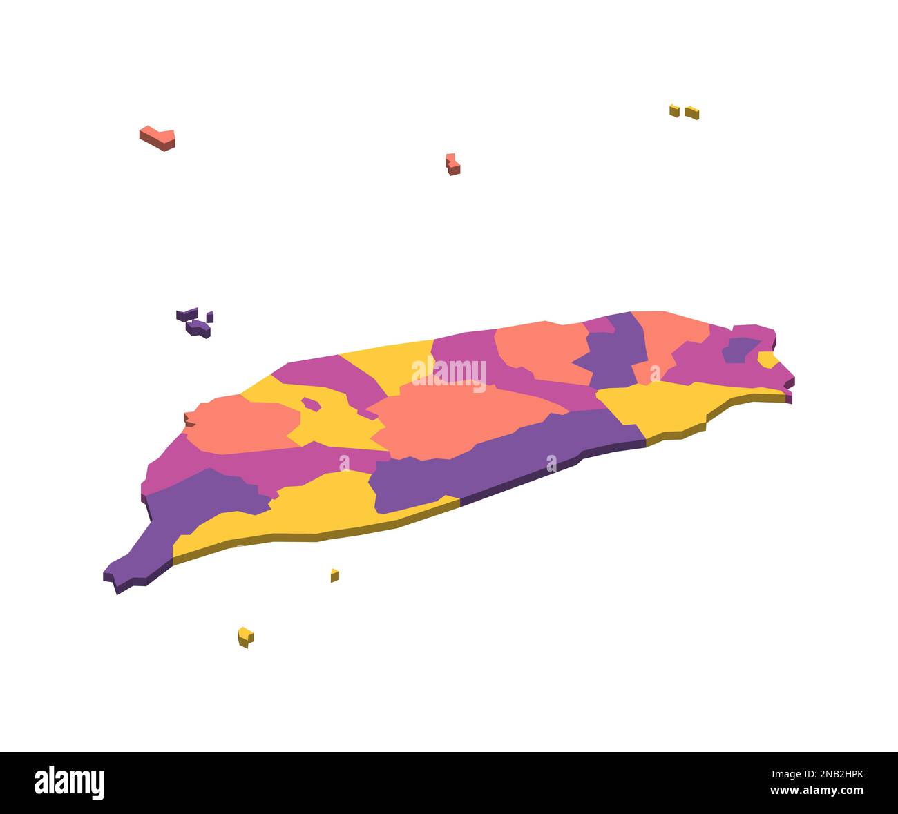 Taiwan political map of administrative divisions - provinces and ...