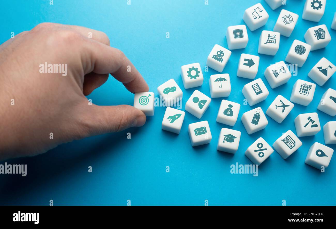 Businessman builds business processes. Invest in developing your own ...