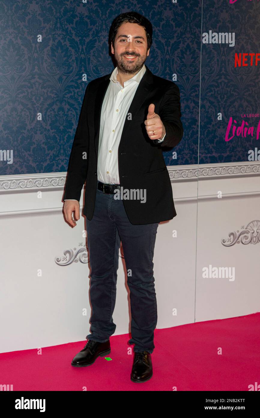 Turin, Italy. 13th Feb, 2023. Turin. Red carpet of the presentation at ...